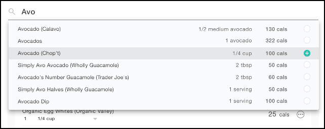 How do I track foods using the built-in My Food Tracker on the web?