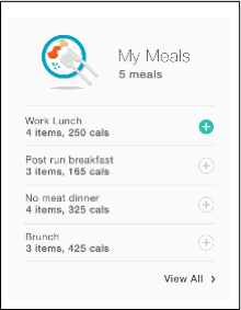 How do I track foods using the built-in My Food Tracker on the web?